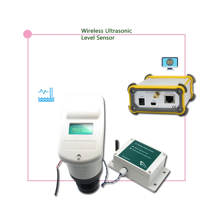 Pressure Transmitter Lorawan Wireless Ultrasonic Fuel Level Sensor Ultrasonic Liquid Level ...