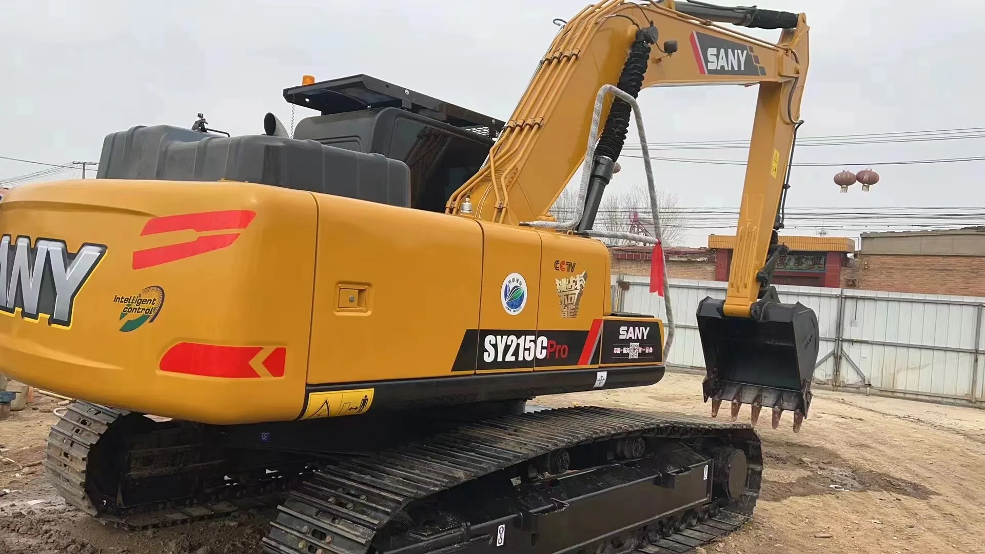 Used Sany Sy215c Digger Excavator Yanmar Bucket Crawler Excavator ...