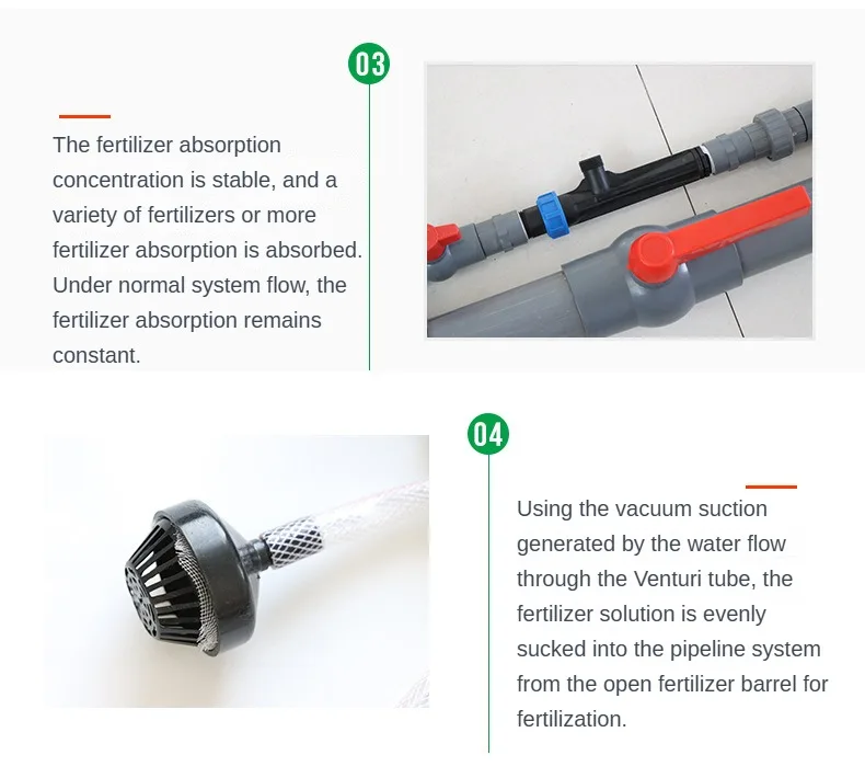 Agricultural Farm Irrigation Fertigation Tool Equipment Set Venturi ...