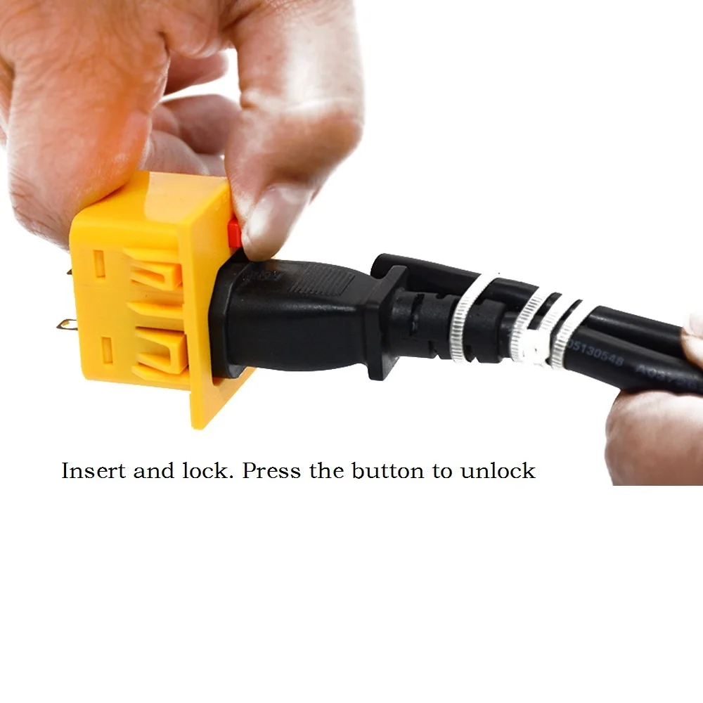 15A 250v IEC C13 PDU Power Socket with Button Lock protection for Power ...