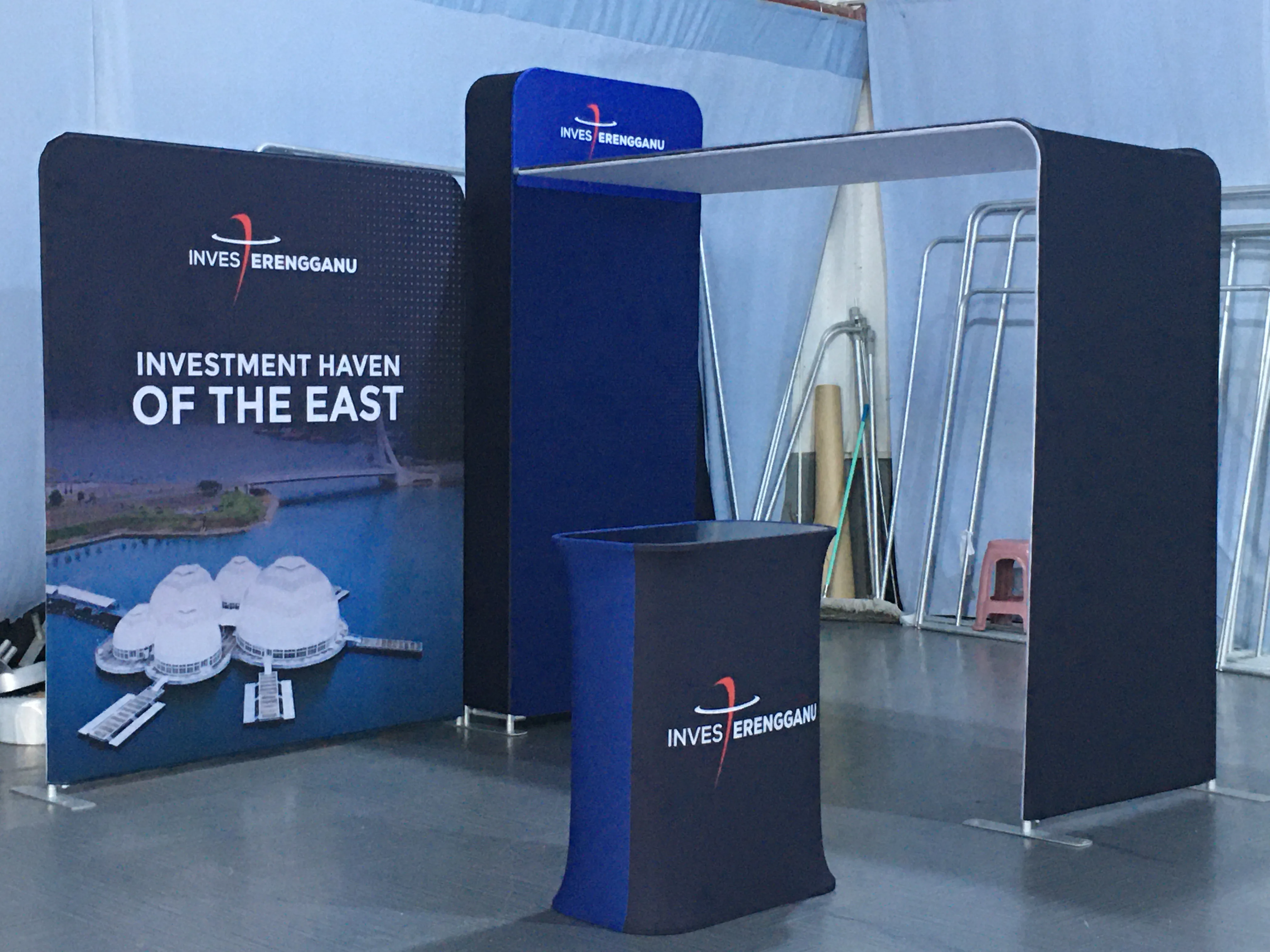 3X6 Portable Advertising Trade Show Equipment Aluminum Exhibition Booth ...