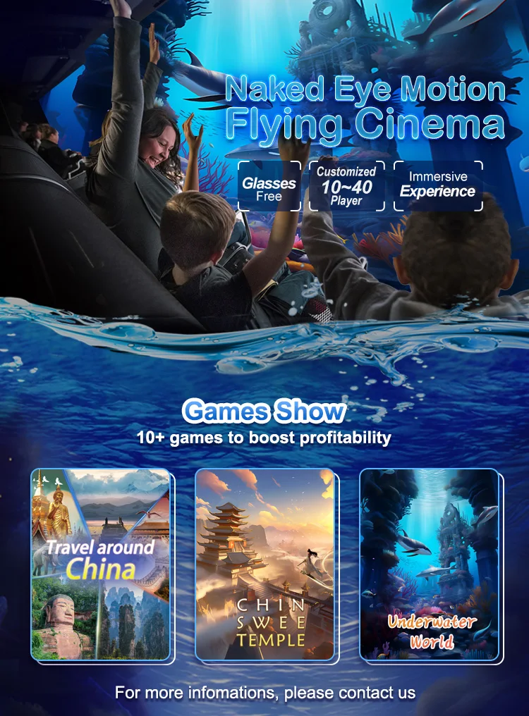 Flying Cinema 5D 7D 9D VR - LEKE VR Customized 3D Simulator