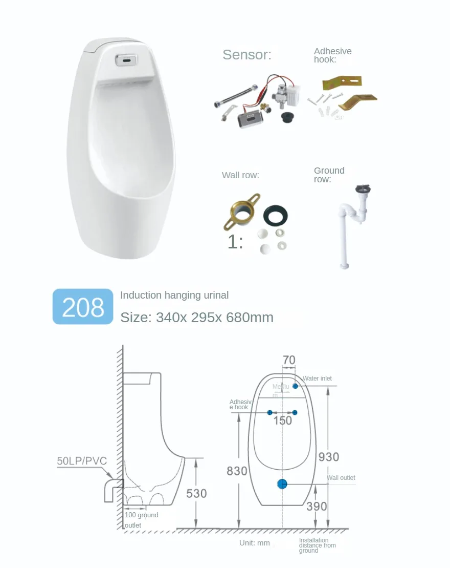 Kawal High Temperature Firing One-piece Molding Induction Type Hanging ...