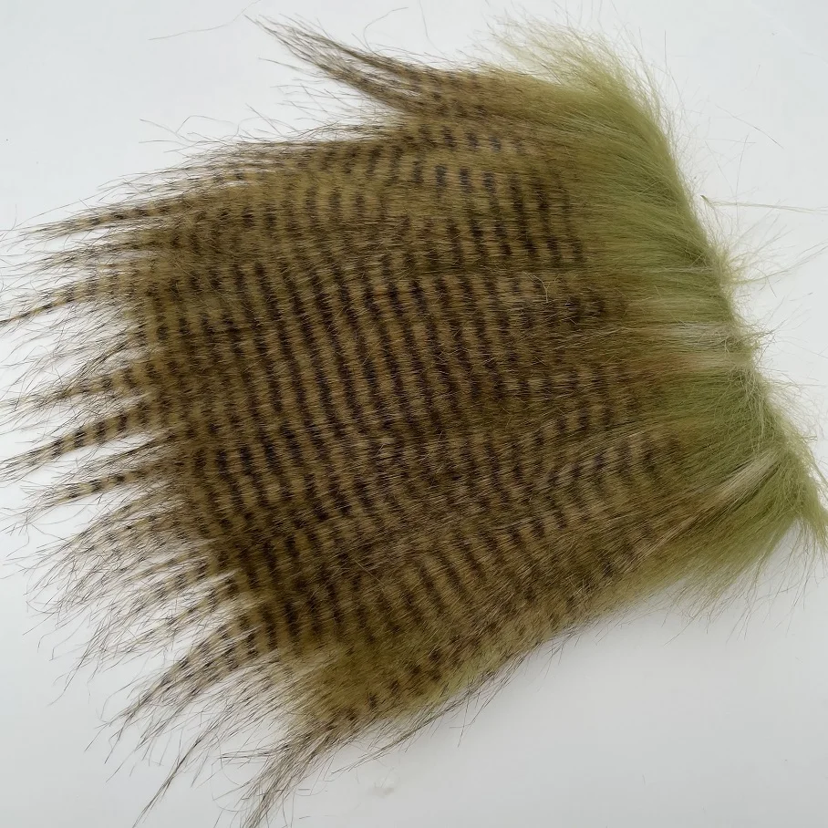 Polar Fiber Pre-Cut Fur for Fishing Lure Grizzly Artificial Bird ...