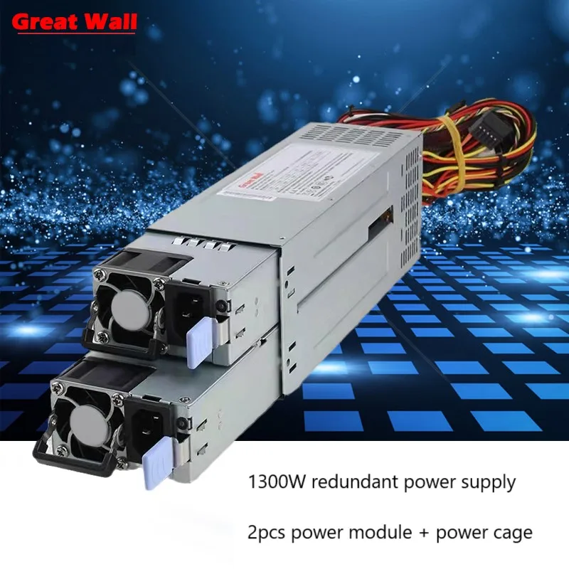Great Wall Stable CRPS Industrial Power Supplies AC 1300W 1+1 Dual ...