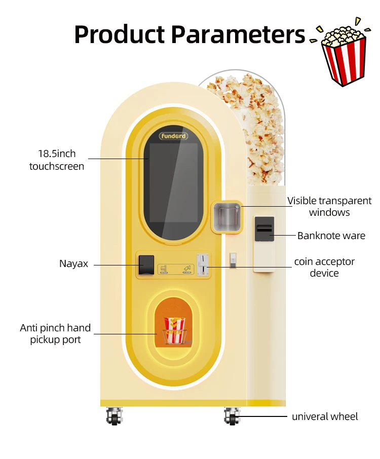 Automated Visual Window Popcorn Vending Machine Supplier - Buy ...