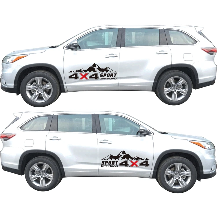 Classic 47*12cm Pickup Off Road Car Emblem Sticker Car Door Stickers ...