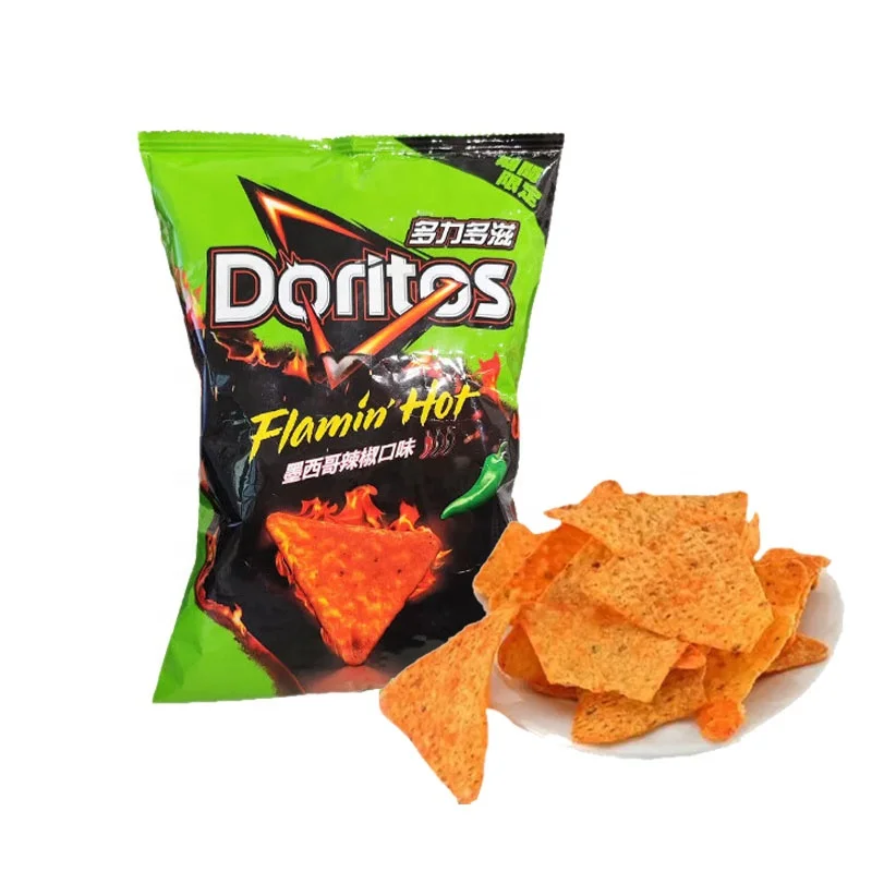 Taiwan Doritos Chips Mexico Flamin Hot Corn Chips Flakes Snacks Puffed ...