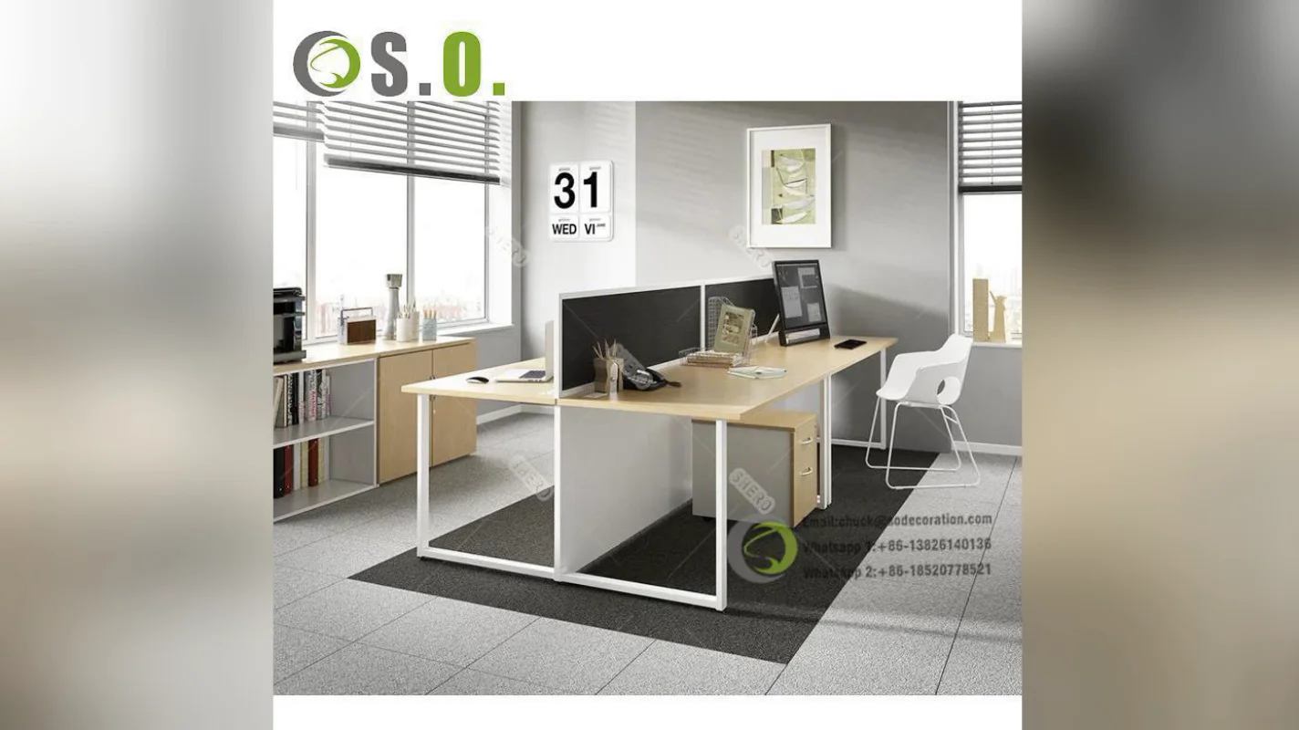 Custom Modern Latest Office Desk Workstation Table Designs High Tech ...
