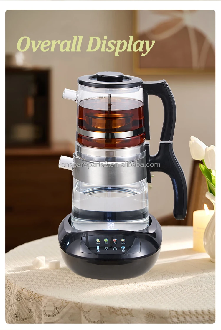 2 in 1 New Samovar Double Tea Maker Boiling Water Kettles Maker Heater ...