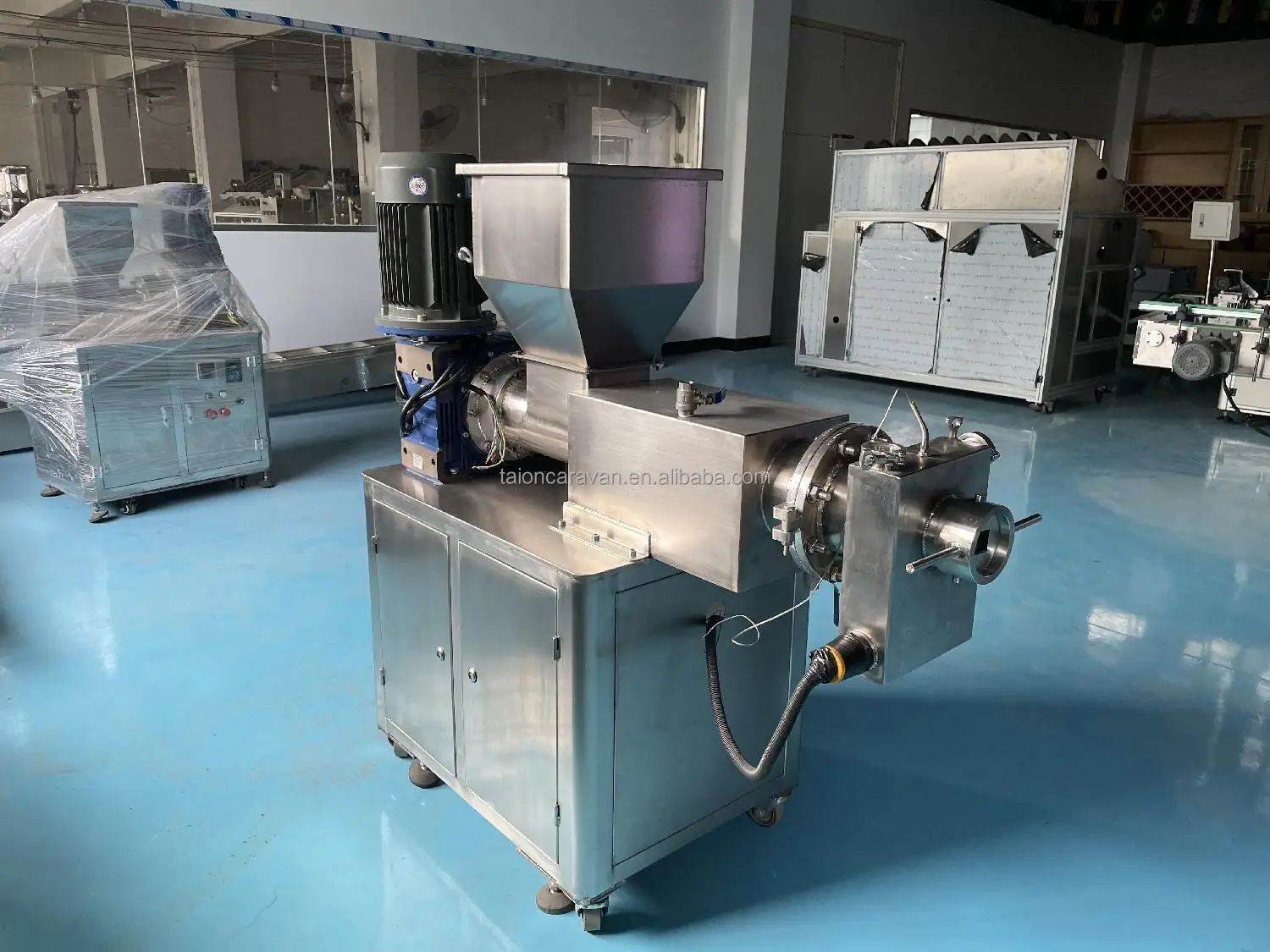 Single-screw soap plodder three roll mill 200mm roller diameter soap ...