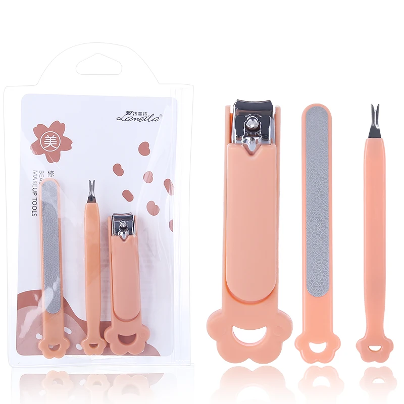 Personal Care Nail Beauty Tools Private Label Stainless Steel 3pcs ...