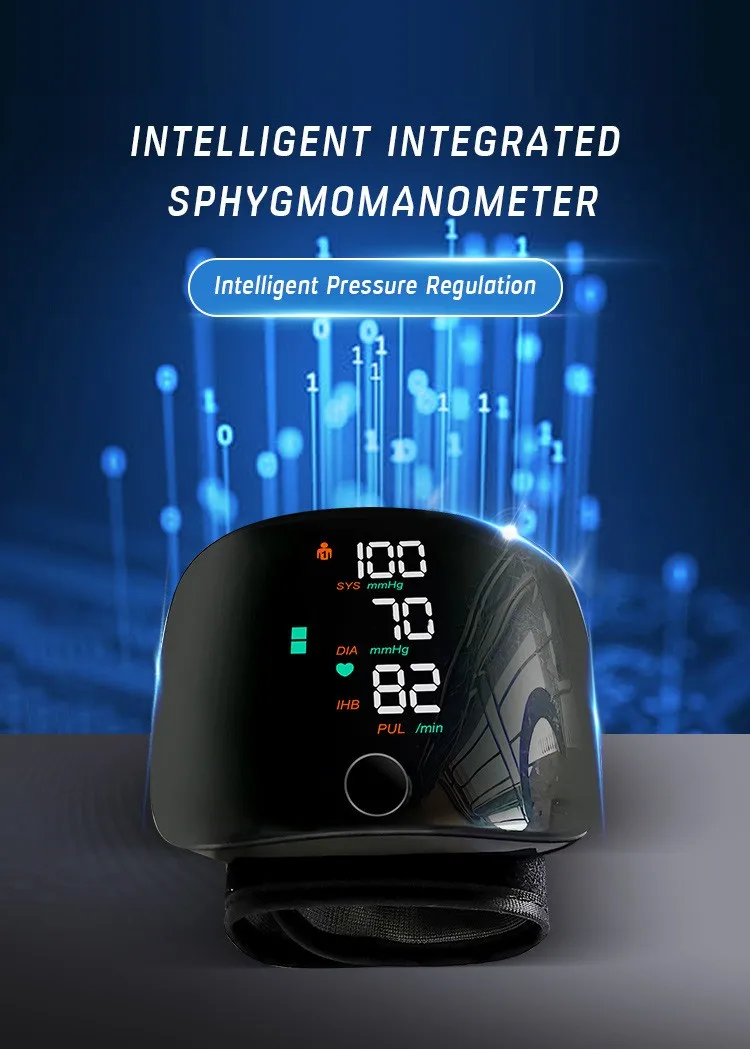 Rechargeable Digital Wrist Blood Pressure Monitor for Home Use ...