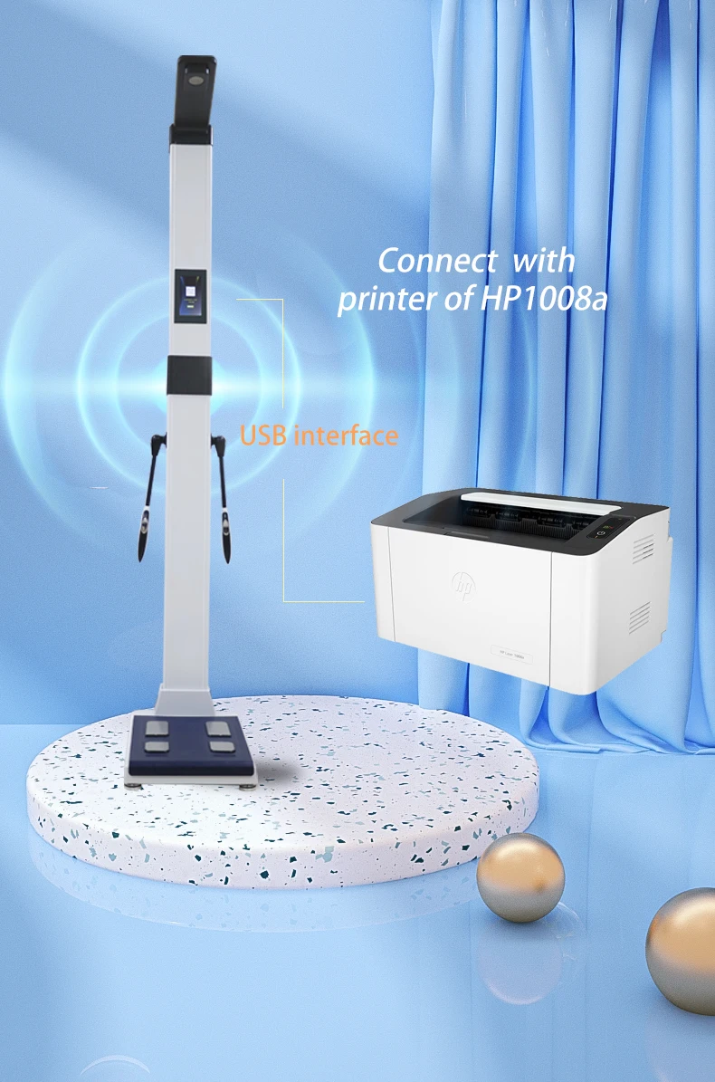 Smart Height Weight Scale for Gyms - Accurate & Customizable