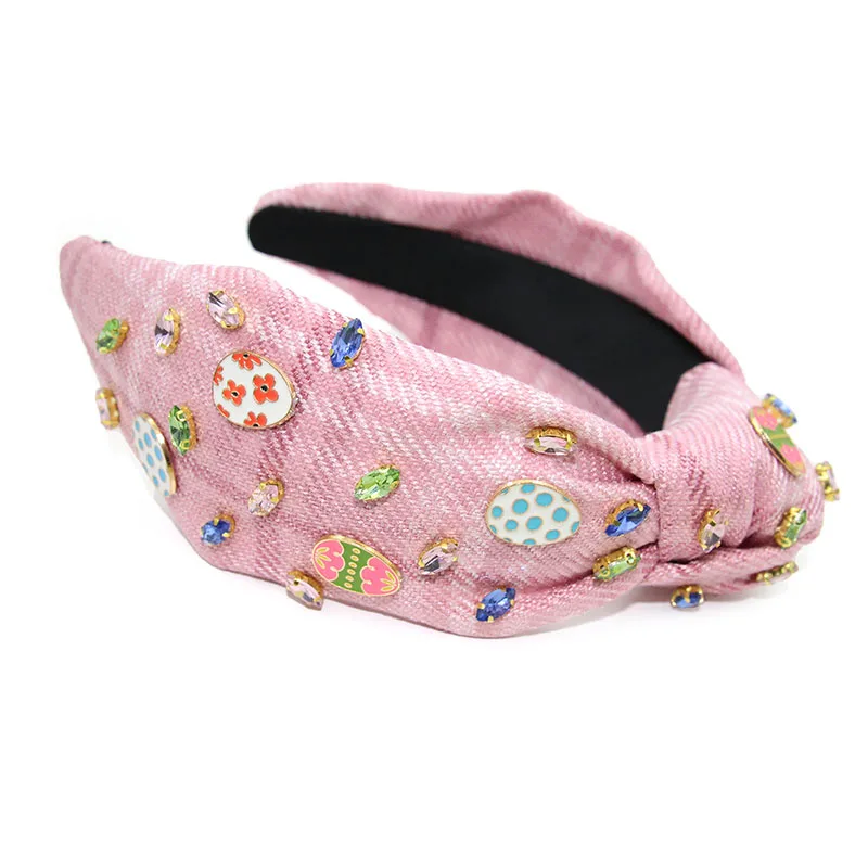 Shenglan 2024 Pink Easter Knotted Headband Easter Headband For Women ...