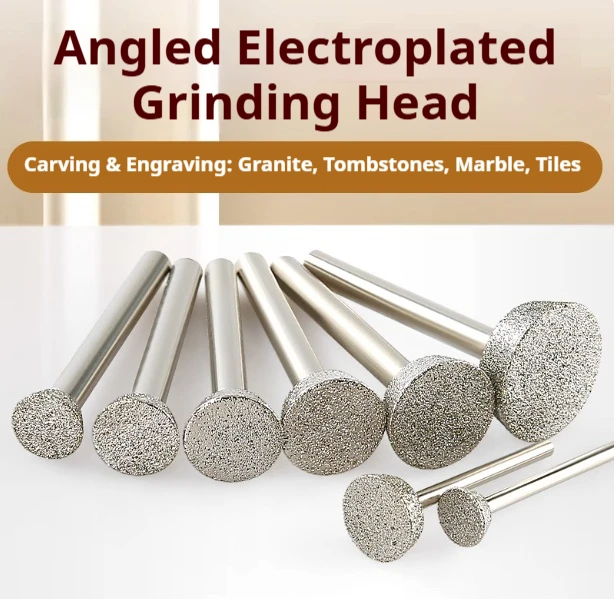 6-14mm Electroplated Diamond Grinding Head Marble Stone with Electric ...
