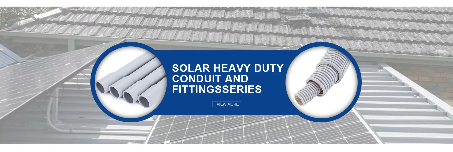 Heavy Duty Grey PVC Flexible Electrical Conduit Pipe - OEM Available