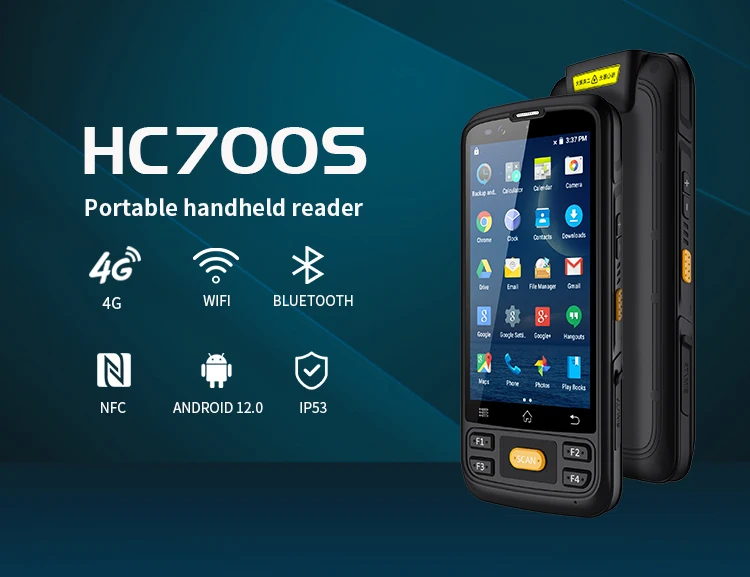 Android 12 Barcode QR Code Terminal Inventory PDA Mobile Computer Date ...