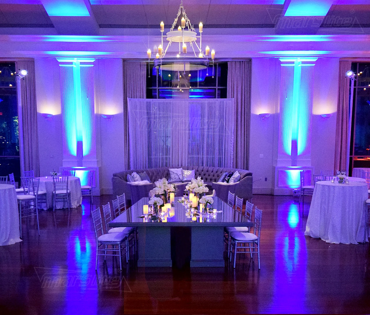 Marslite 6*18W Battery Backdrop Uplights - Wireless Control