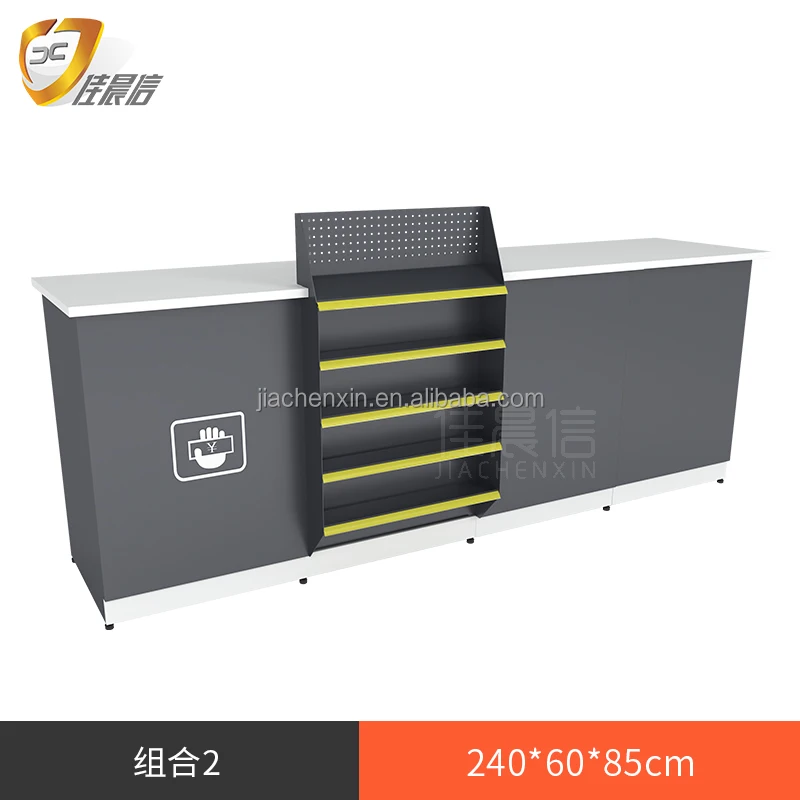 Customized Supermarket Checkout Counter - Steel & Convenient