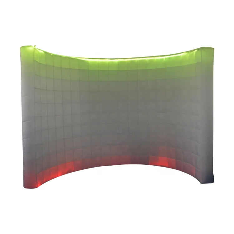 Backdrop Vogue Enclosure Inflatable Led Wall Photo Booth Party Changing ...