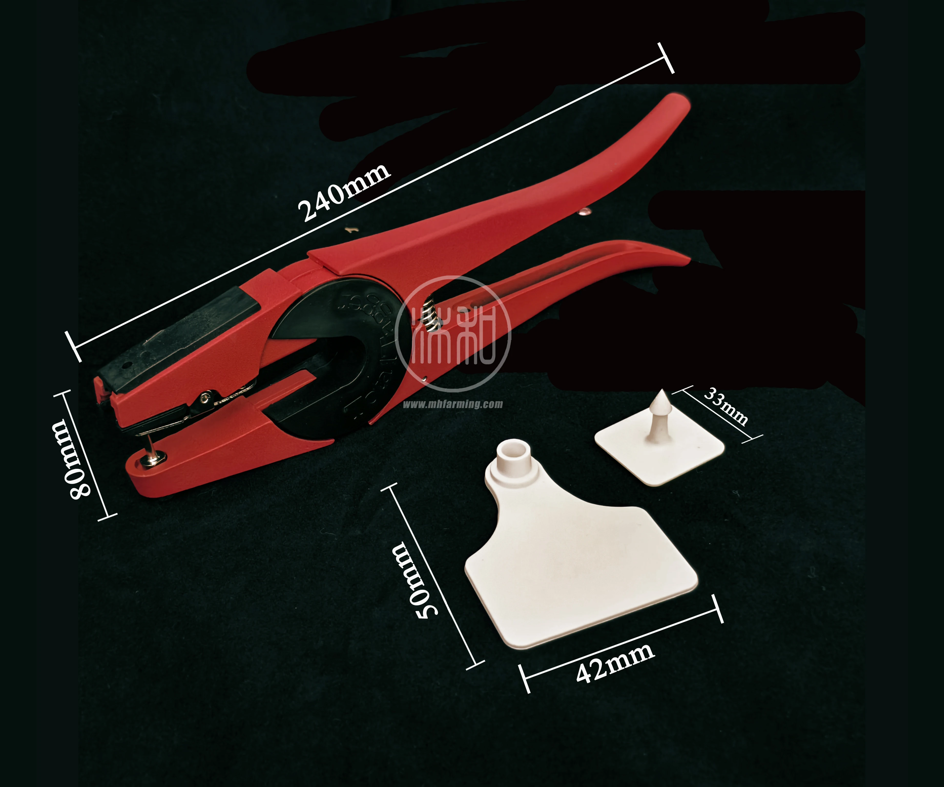 Ear Tag Applicator For Poultry And Livestock Pig Ear Tag For Animals ...