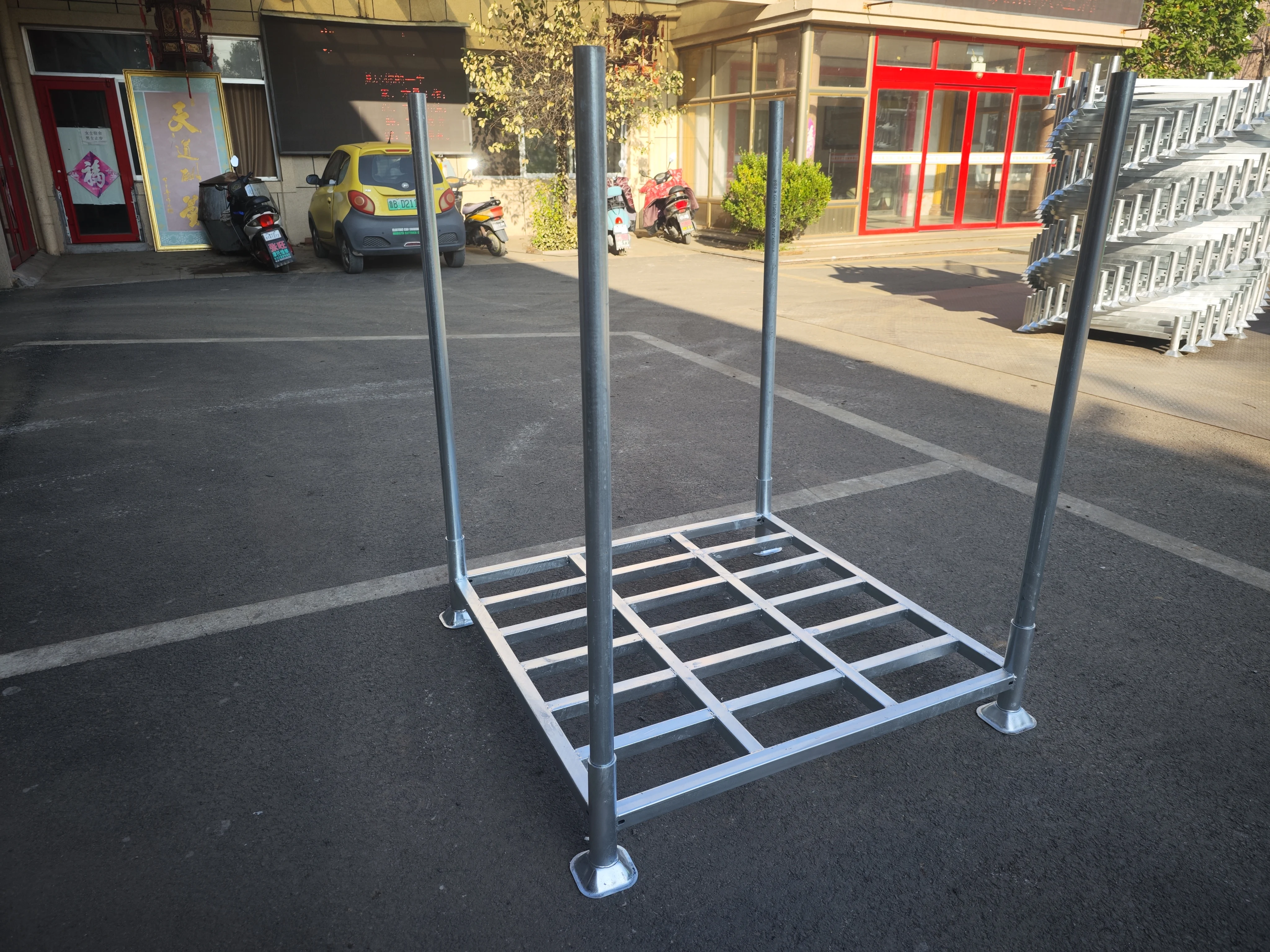 Cold Storage Warehouse Galvanized Steel Pallet Rack Shelves - Buy ...