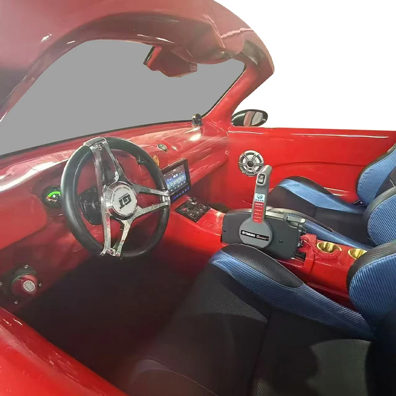 High-performance Racing Jet Car with Supercharged Outboard Engine