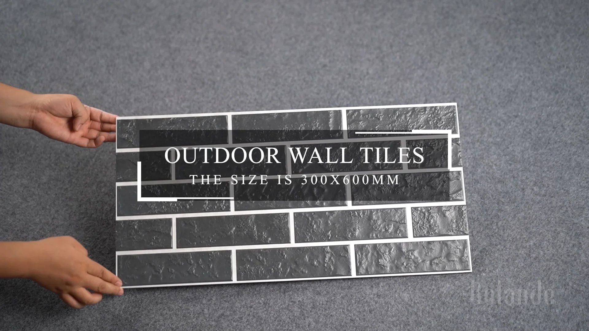 Exterior Chinese Classical Style Ceram Brick Cladding Tile For Garden ...