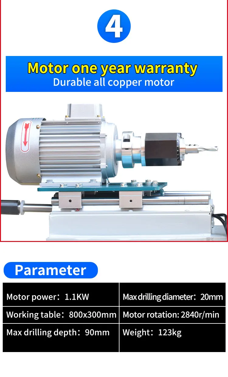Wood Board Side Drilling Machine Horizontal Side Drill Machine High ...