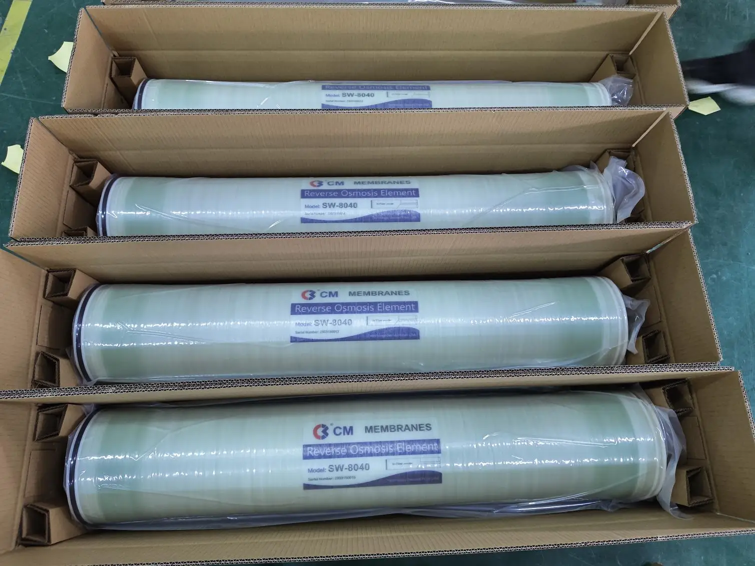 4inch Reverse Osmosis RO Membranes Low Pressure Membrane 4040 Water ...
