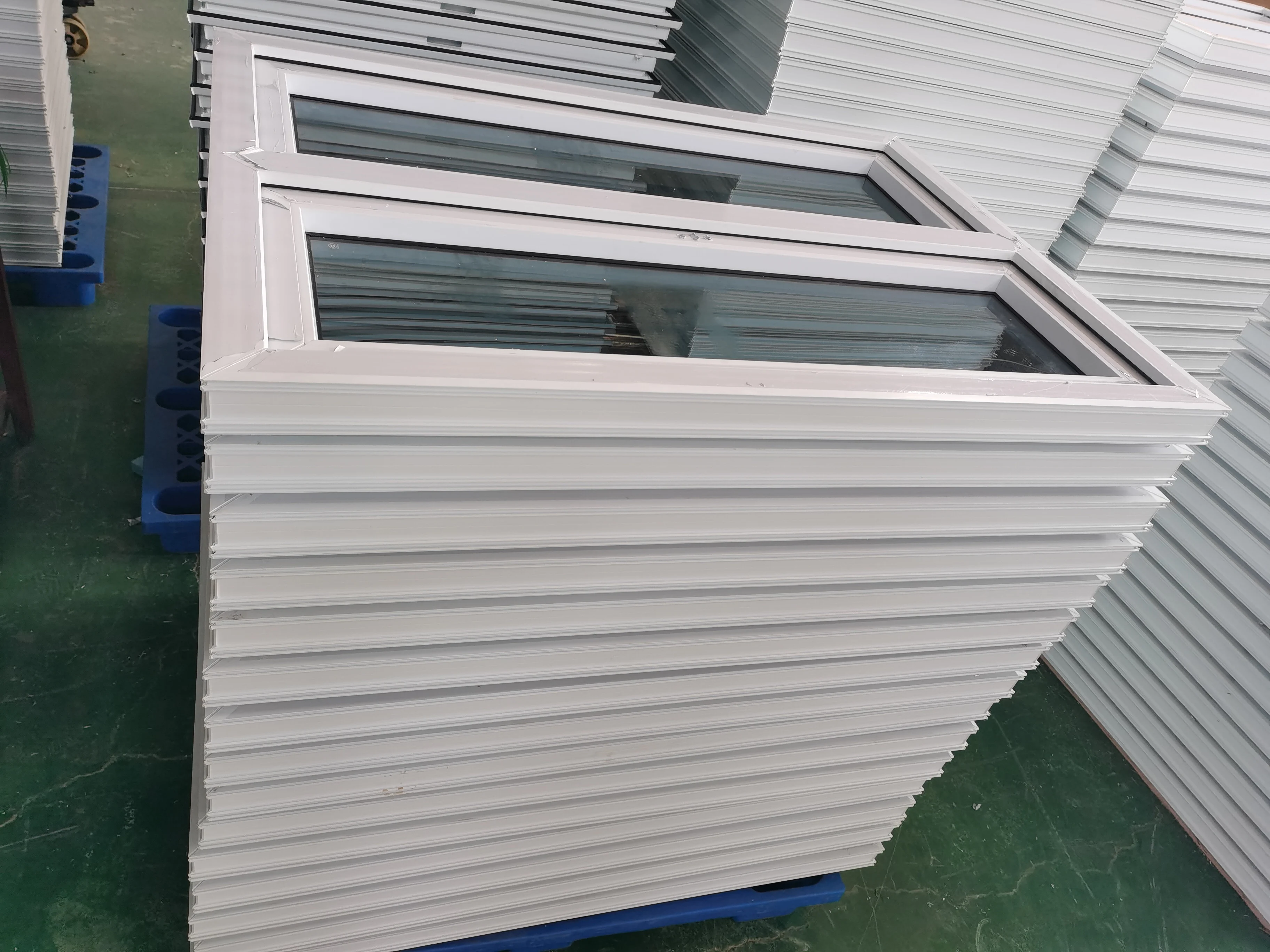 36x36 Bahamas Hurricane Impact UPVC PVC Glass Casement Windows and Doors