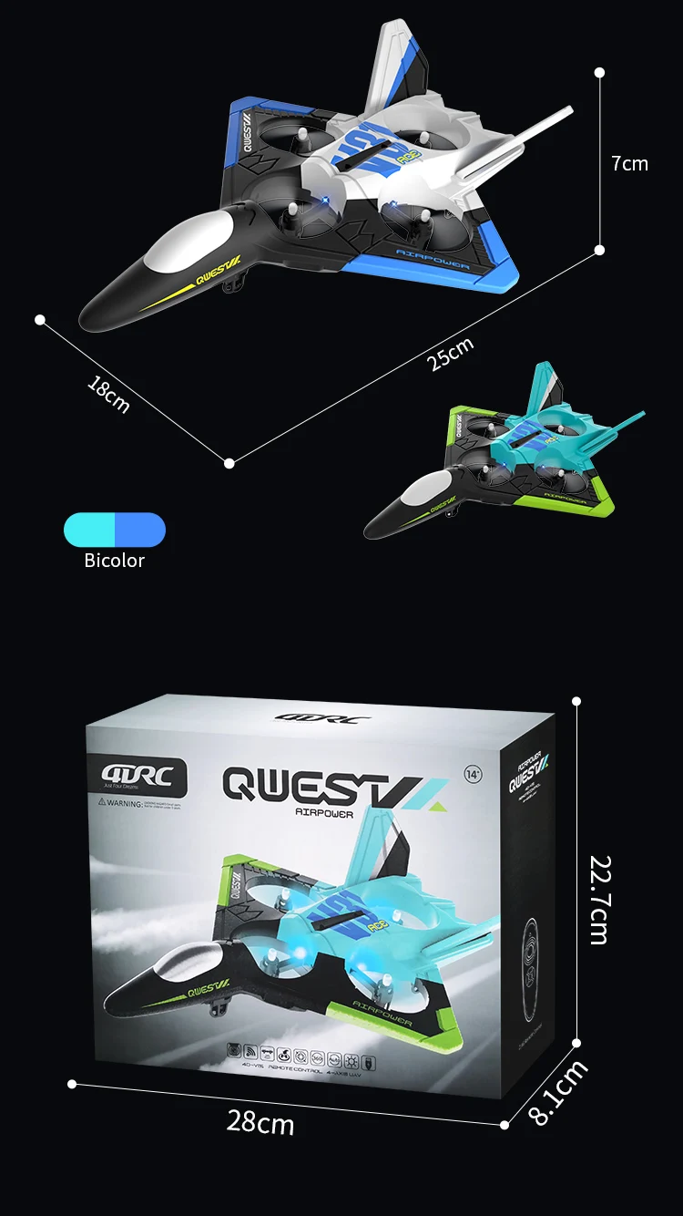 HOSHI 4DRC V31 RC Airplane - Fun & Educational Hobby Plane