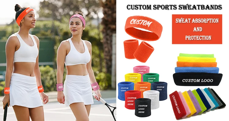 Custom Cotton Customize Wristband Sweat Band Magic design custom waist ...
