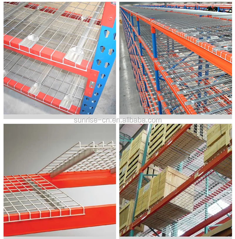 Sunrise Warehouse Selective Pallet Rack Heavy Duty Steel Decking with ...