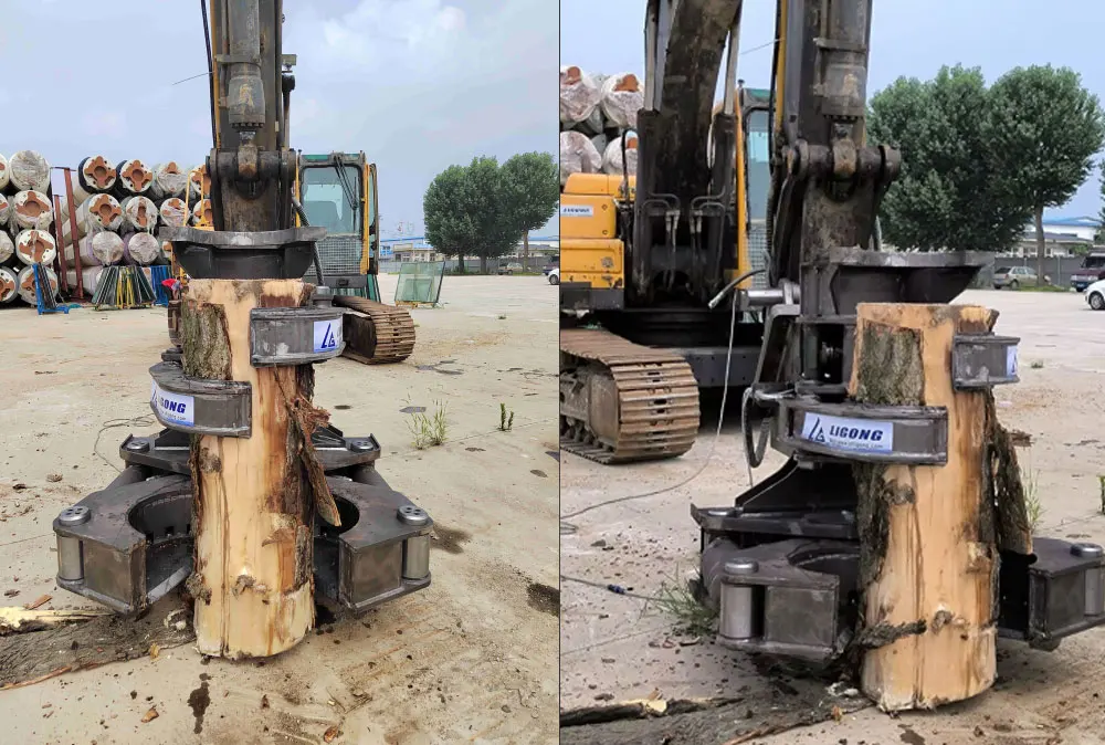 Powerful Hydraulic Tree Shear for Professional Excavators