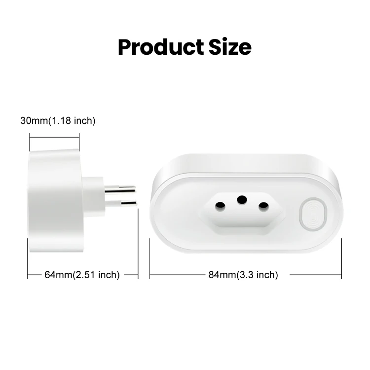 Brazil Standard Tuya Wifi Smart Plug With Power Monitor Avatto Wifi ... Brazil Standard Tuya Wifi Smart Plug With Power Monitor Avatto Wifi ...
