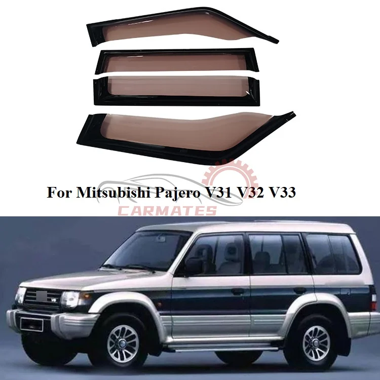 FOR Mitsubishi Pajero V31 V32 V33 Rain Visor Window Rain Eyebrow ...