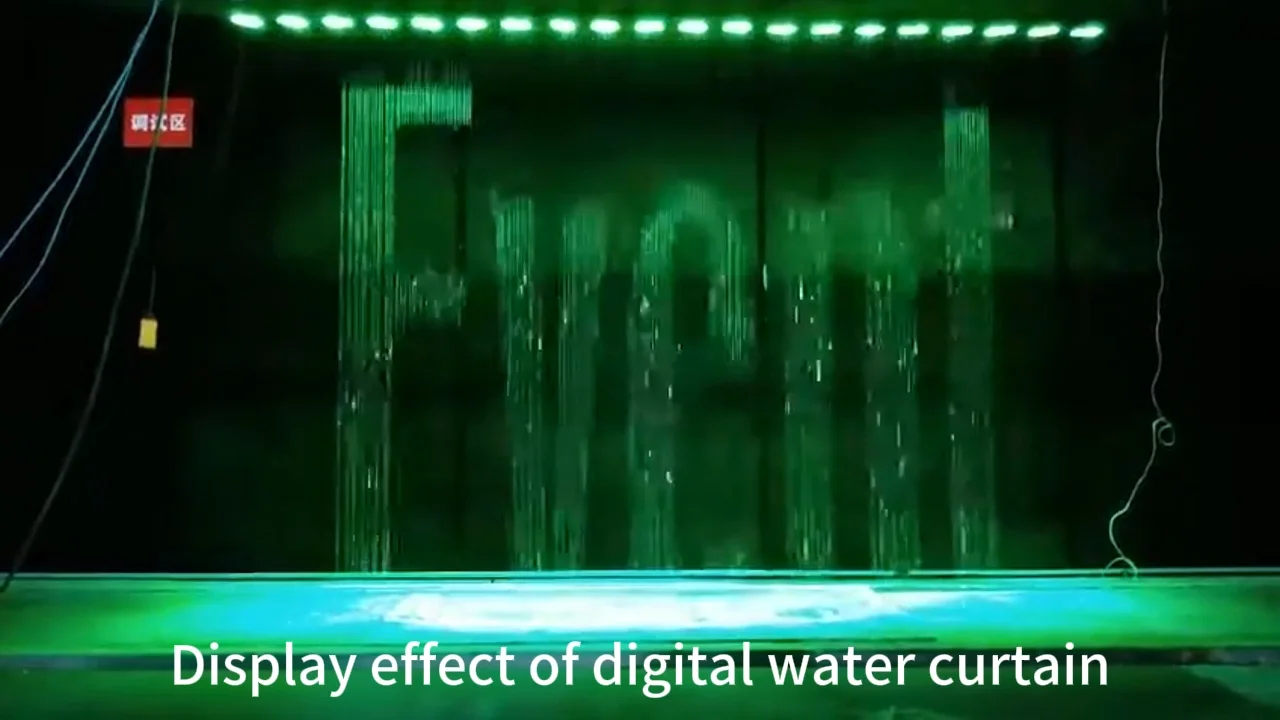 Hot Sell Decorative Water Features Digital Graphic Waterfall Writing ...