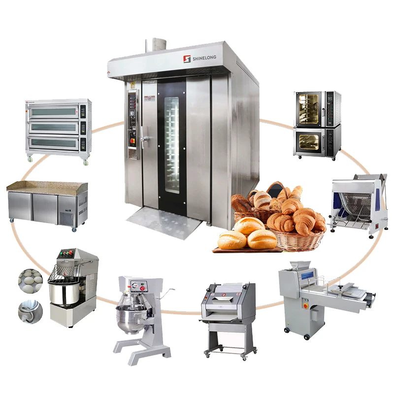 Top Rotating Convection Oven - 16 Tray for Professional Bakery