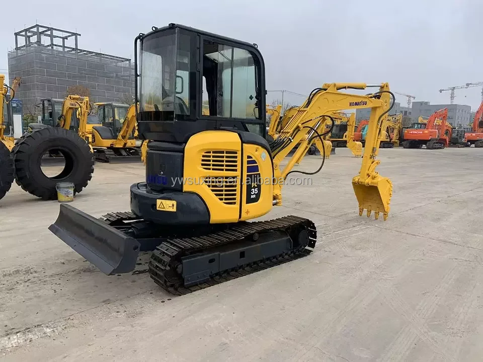 Used Mini Excavators Komatsu Pc35mr-2 Earth-moving Machinery Used ...