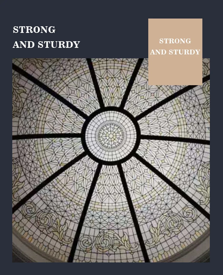 Decorative Glass Panels Customized Building Corridor Windows Roof ...