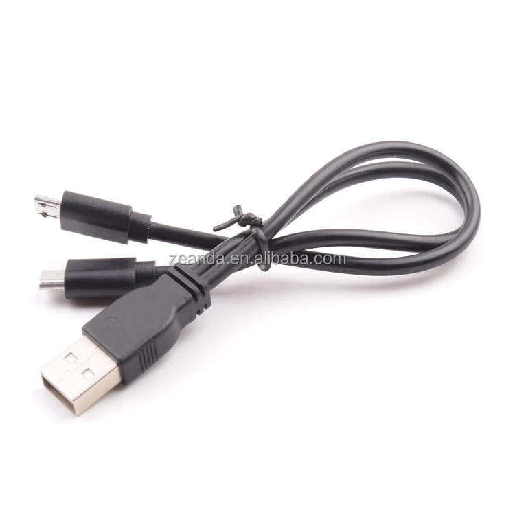 Dual Micro Usb Splitter Charge Micro Usb Y Type Cable - Buy Usb Am To 2 ...