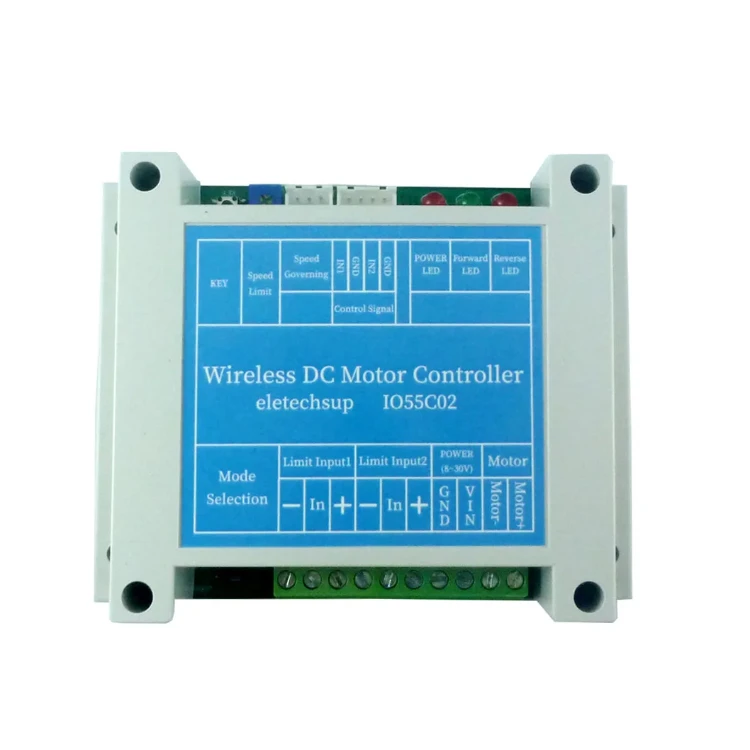 Io55c02 200w 12v 24v Dc Motor Driver Module 433m Wireless Remote ...