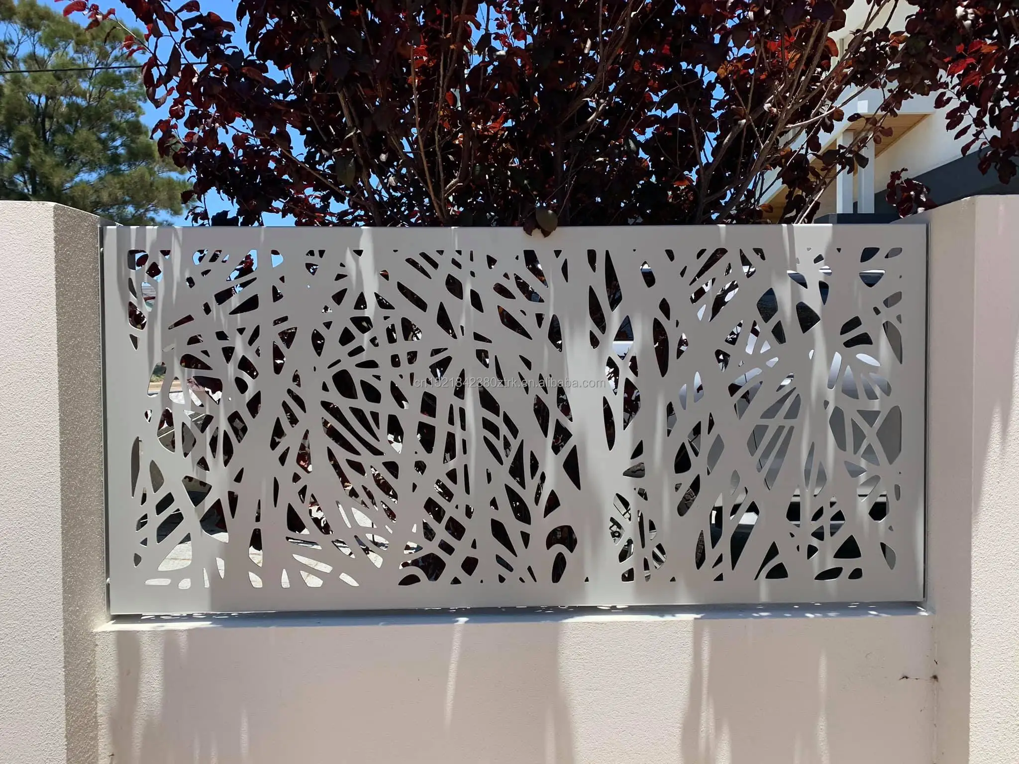 High Quality Courtyard Decorative Laser Cut Privacy Fence
