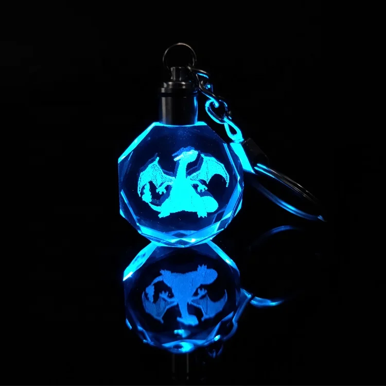 Pokemon Halloween Keychains - Customizable Crystal Charms