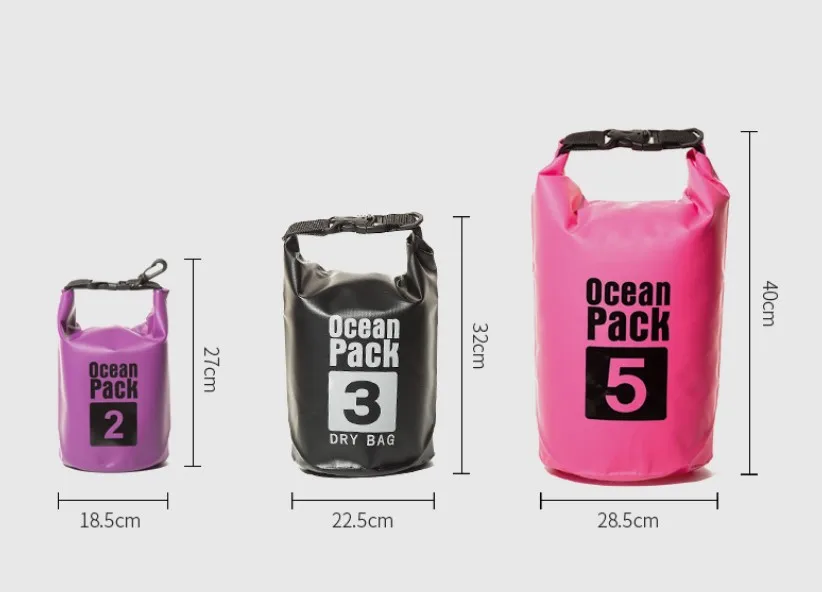 2l 3l 5l 8l 10l 15l 20l 30l 40l Boating Floating Hiking Kayak Wet Custom Logo Outdoor Pvc Ocean ...