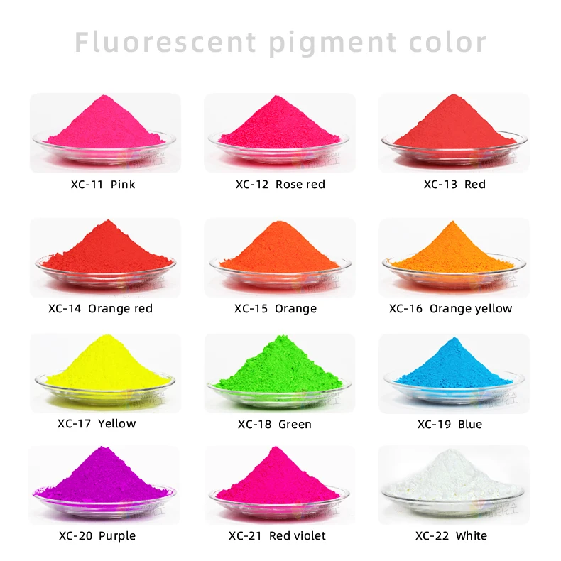 12 Colors Daylight Fluorescent Powder Neon Pigment