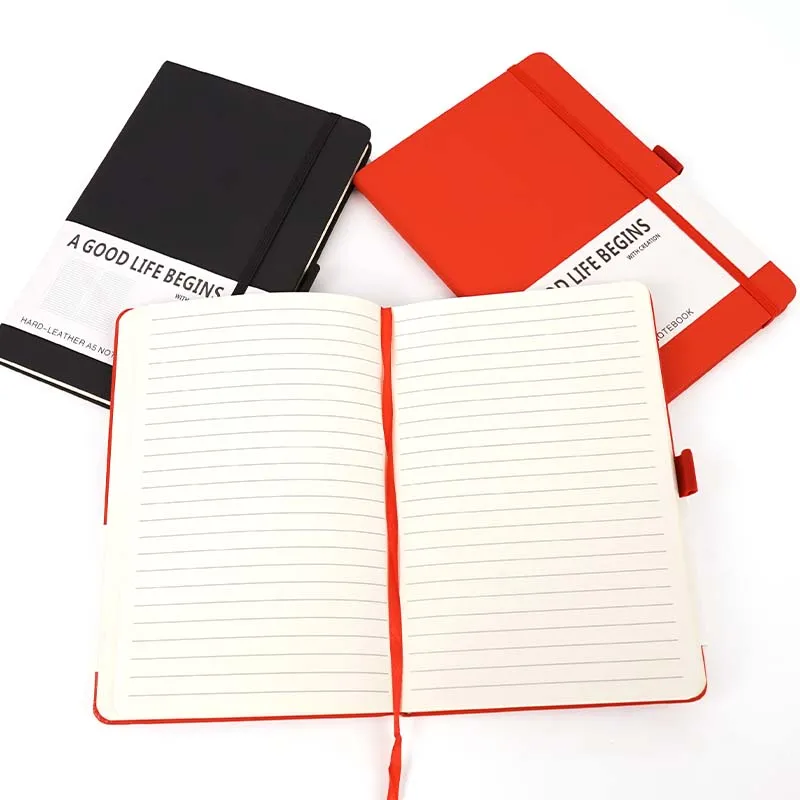 Hot Selling Hardcover Diary School Leather Custom Journal Notebook With ...