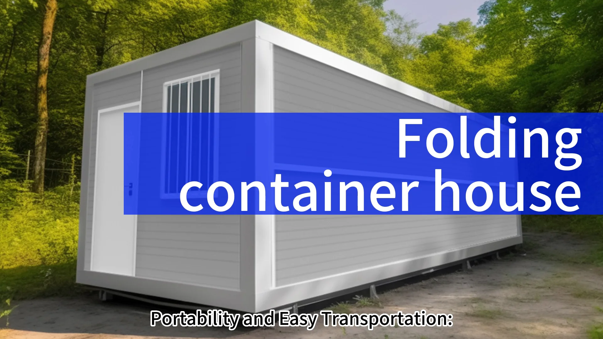Prefabricated House Fiber Glass 40ft 20ft Office Storage Container Flat ...